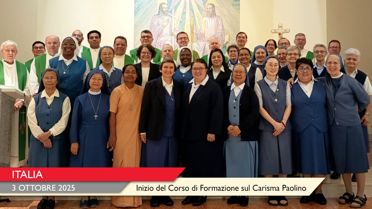 Italia: Inizio del corso di formazione sul carisma paolino (2025-2026 ...